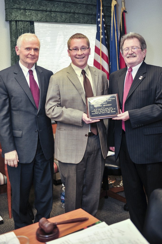ESU Insider ESU's Council Of Trustees Honors Senior For Outstanding Service