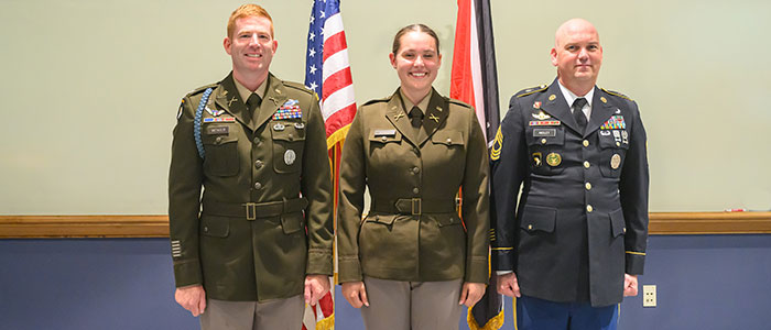 ESU Insider ESU Graduate Commissioned as Officer during Ceremony